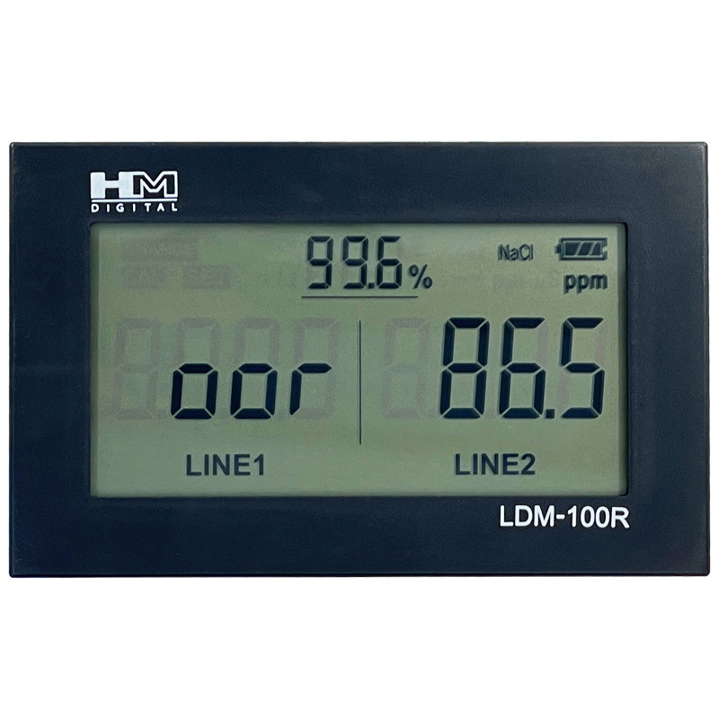 Двухканальный TDS/EC монитор для воды HM Digital LDM-100R с двумя ...