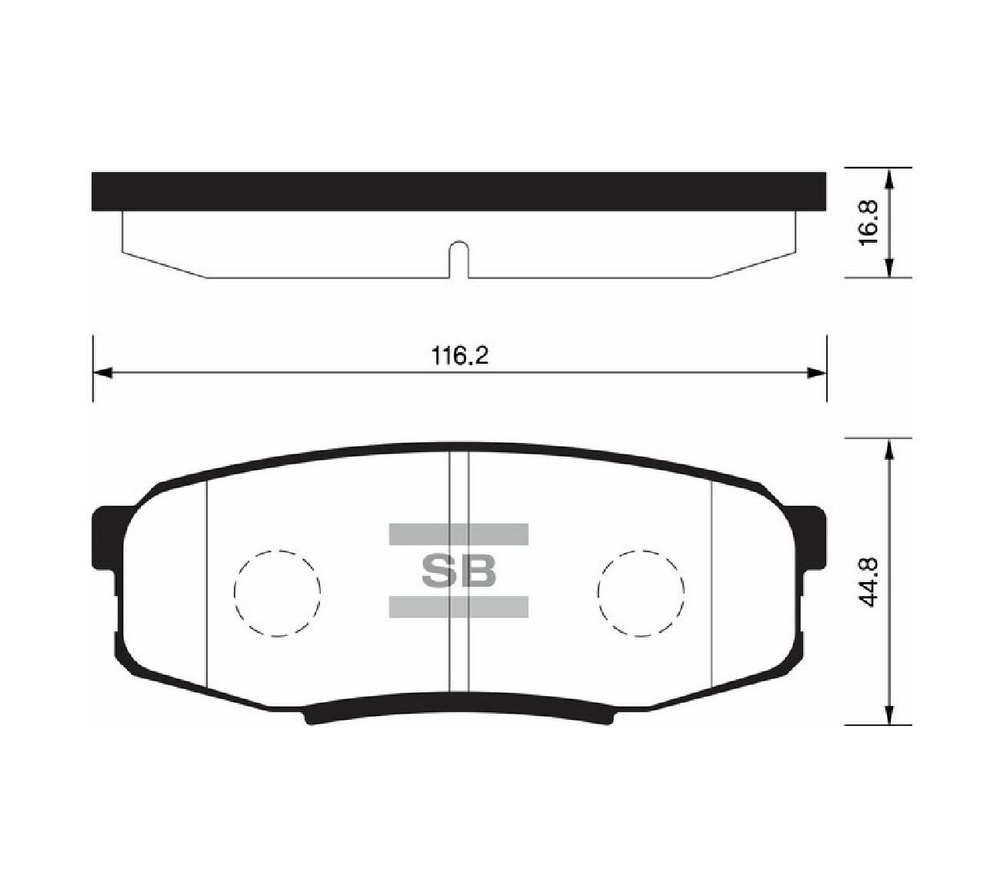 Колодки тормозные Sangsin Brake SP1382 Задние - купить по низким ценам ...