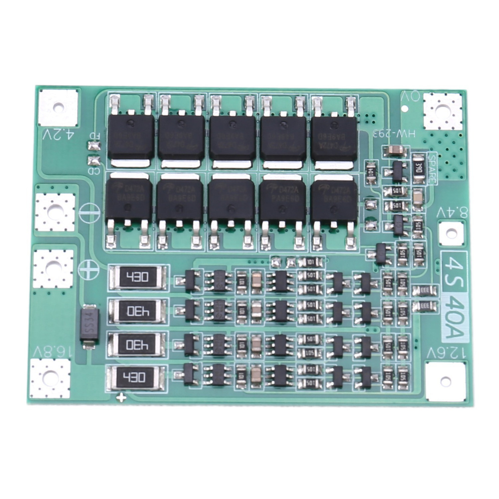 4S 40A Li-Ion литиевая батарея 18650 зарядное устройство Pcb Bms плата ...
