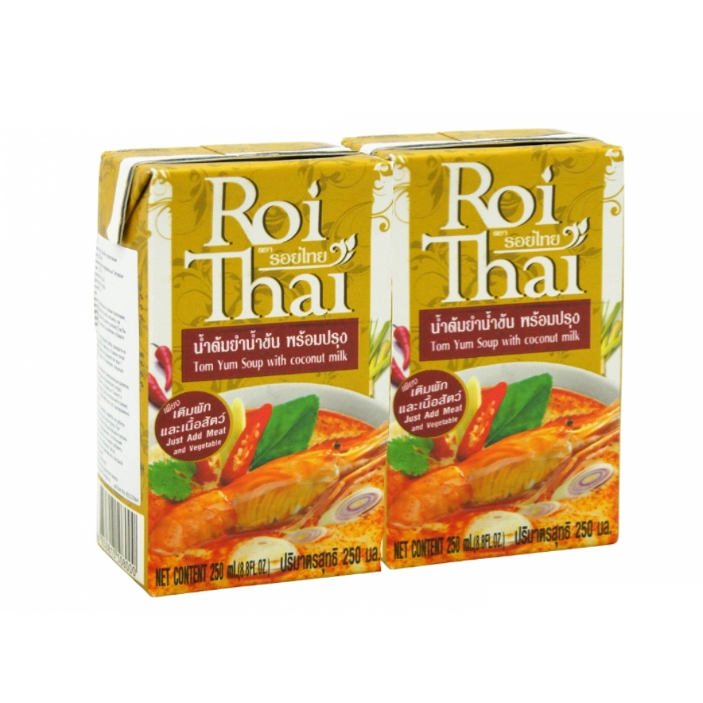 Готовый ТОМ ЯМ СУП с кокосовым молоком Roi Thai 250 мл 2шт. - купить с ...