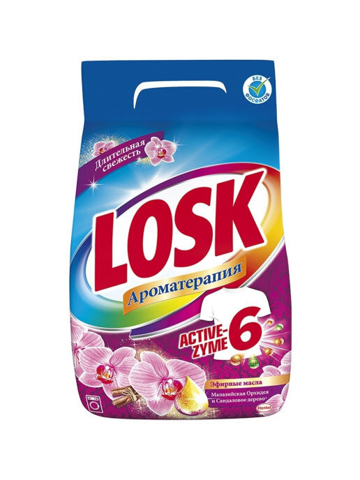 Losk, Интенсив, порошок, орхидея, 2,7 кг - купить с доставкой по ...