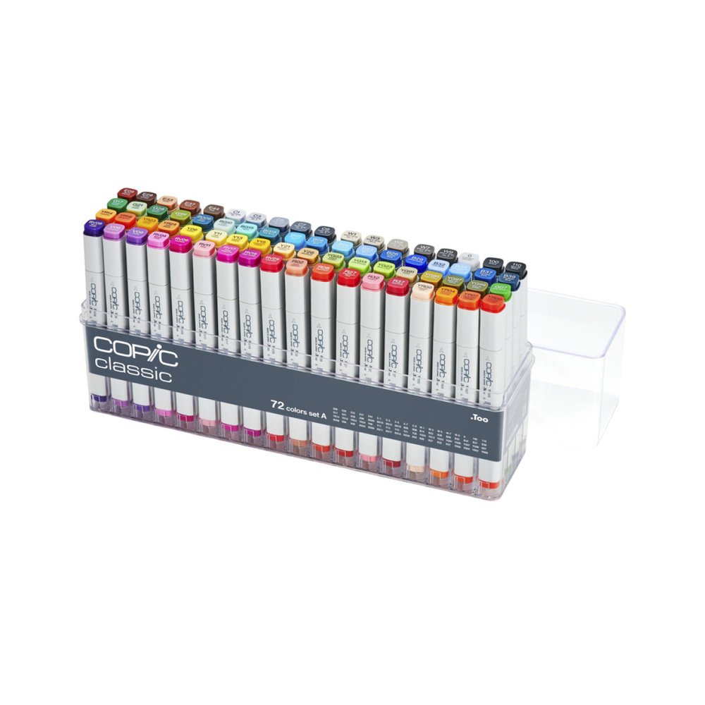 Набор Copic Classic "Set A " 72 маркера - купить с доставкой по ...
