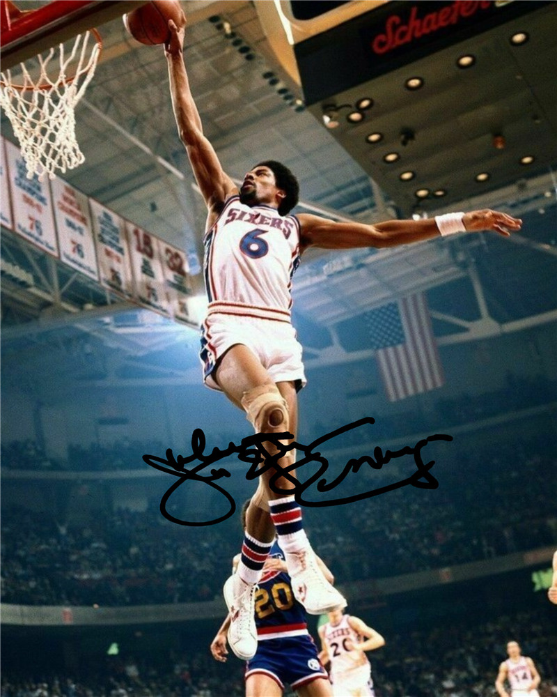 Автограф Джулиус Ирвинг - Автограф Julius Erving Aba Nba Mvp - Фото с ...
