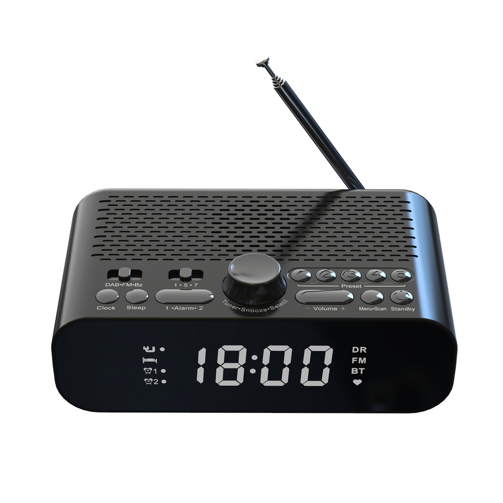 Цифровое прикроватное радио с часами DAB / FM купить по низкой цене с ...
