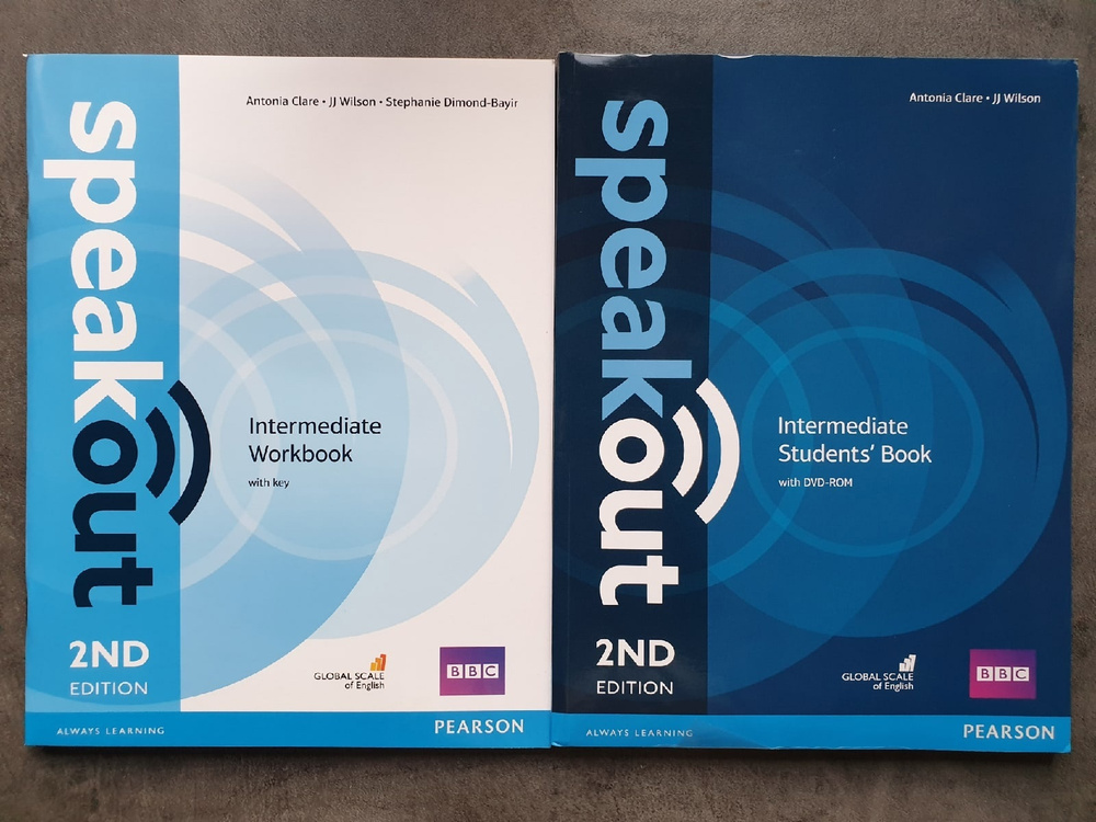 Комплект Speakout Intermediate: Student's book and Workbook (учебник и рабочая тетрадь, 2 книги ...