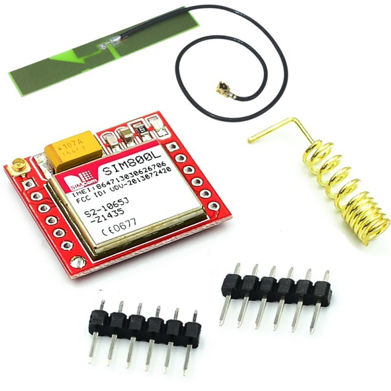 SIM800L GSM GPRS Module, миниатюрный GSM/GPRS модуль, сеть 2G, 4 ...