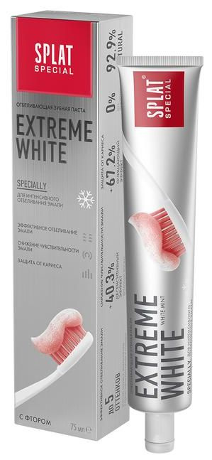 Сплат Special Extreme White, отбеливающая зубная паста, 75 мл - купить ...