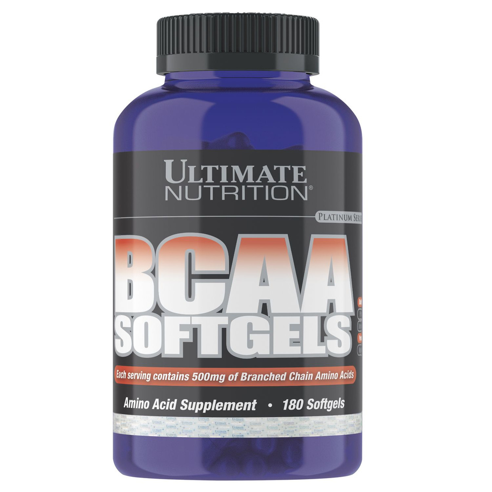 Аминокислоты BCAA Ultimate Nutrition BCAA SOFTGELS 180 софтгель купить ...