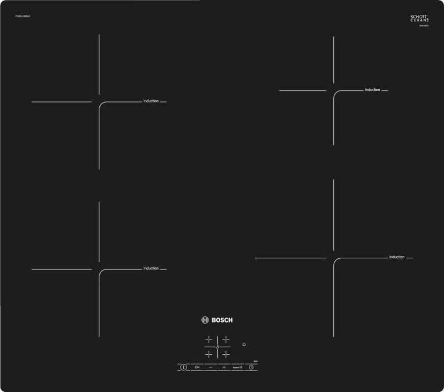 Индукционная варочная поверхность Bosch Индукционная варочная ...