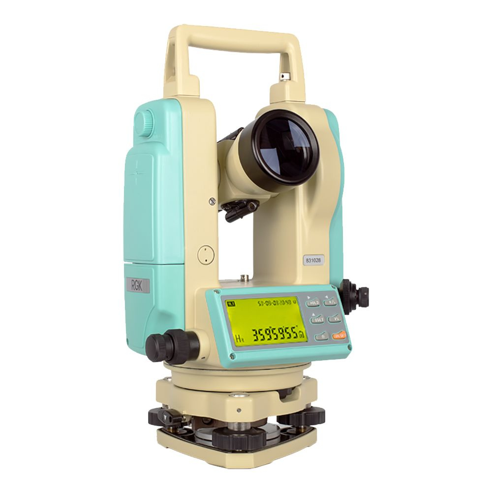 Электронный теодолит RGK T-02, с лазерным целеуказателем - купить с доставкой по выгодным ценам ...