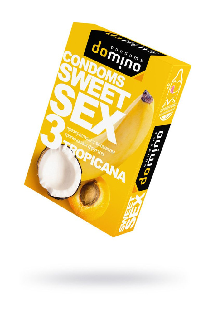 Презервативы Domino Sweet Sex тропические фрукты 3 шт купить с