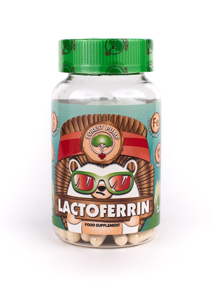 Лактоферрин Forest Pump 500 мг/Lactoferrin/Витамины для иммунитета/60 ...