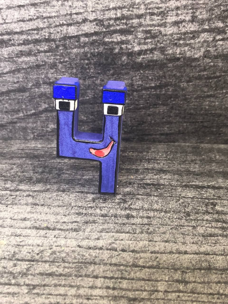 Фигурка Alphabet Lore Буква Ч Русский алфавит цветной для развития и