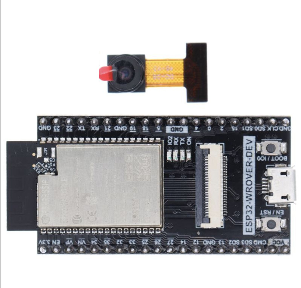 Модуль контроллер ESP32-CAM на процессоре ESP32-WROVER-E PSRAM с ...