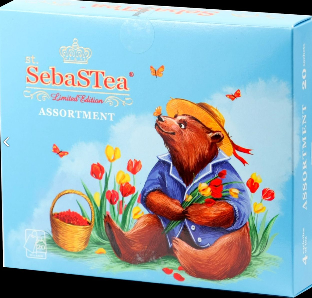 SebaSTea limited edition коллекция чая Festival II. Медведь 20 пак ...