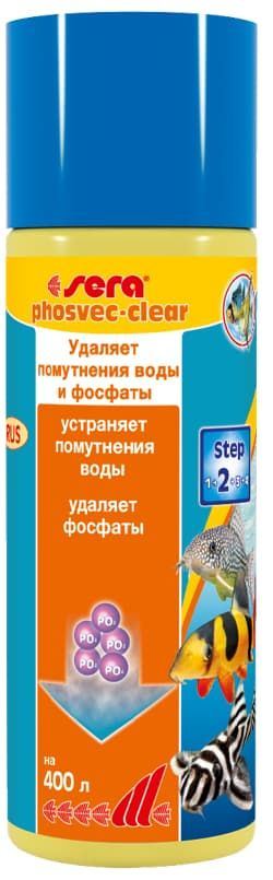 Кондиционер для очистки воды Sera Phosvec-Clear, 100 мл - купить с доставкой по выгодным ценам в ...