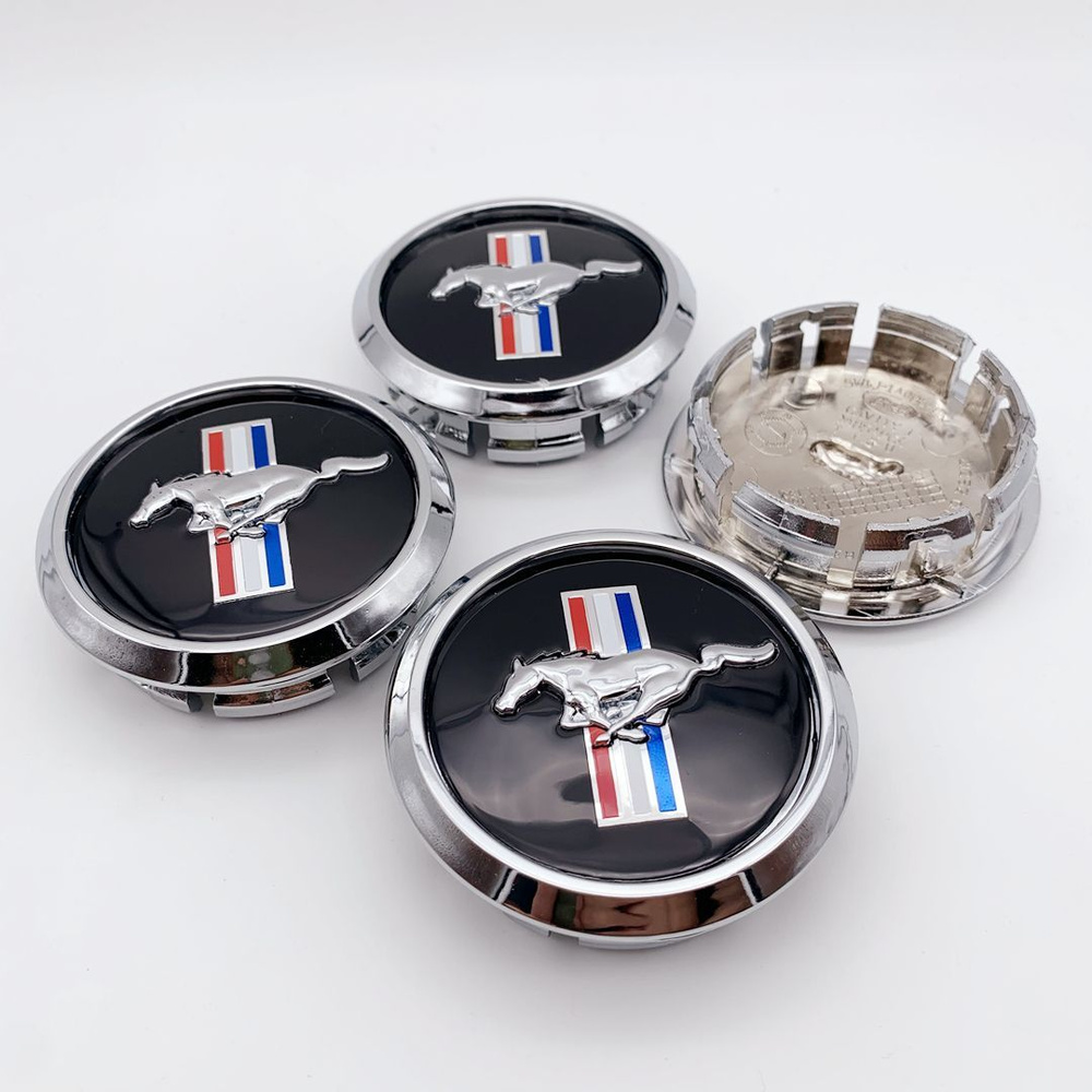 Колпачки заглушки на литые диски для Мустанг 65/56 MM 4 штуки. - купить по выгодным ценам в ...
