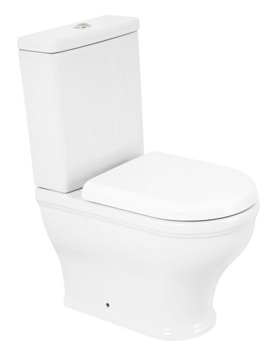 Унитаз безободковый Cezares Giubileo с крышкой CZR-6045-SC микролифт ...