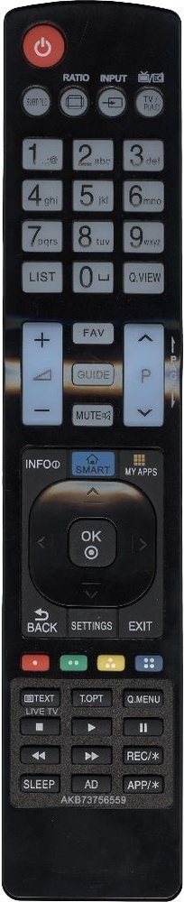 Пульт ДУ HUAYU Пульт для телевизора LG AKB73756559 / ORIGINAL - купить ...
