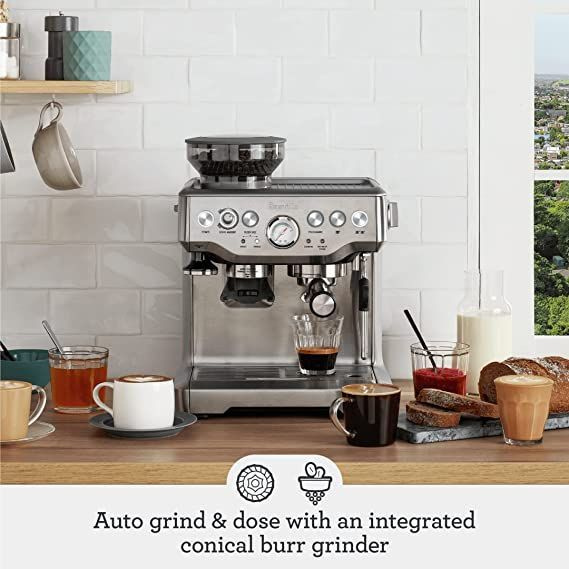 Автоматическая кофемашина Breville BES870, серебристый купить по ...