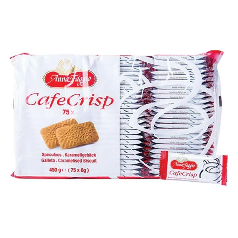 Печенье ANNA FAGGIO "Cafe Crisp" в индивидуальной упаковке, 75 штук ...