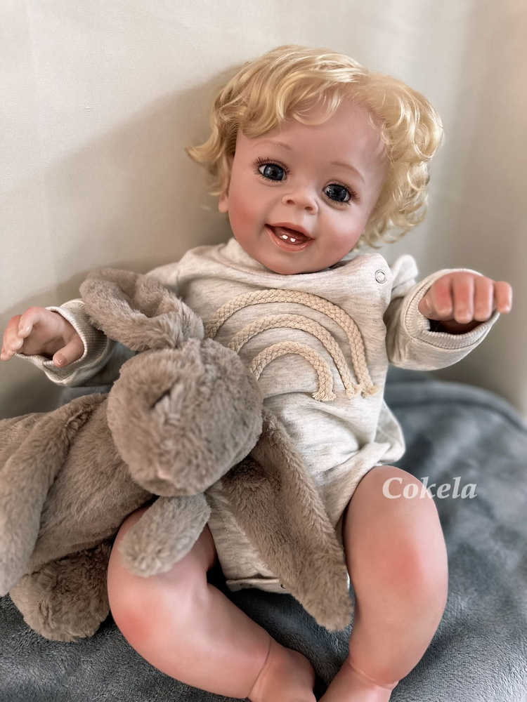 Кукла реборн 60cm Cokela Корпус из мягкой ткани Reborn Doll - купить с ...