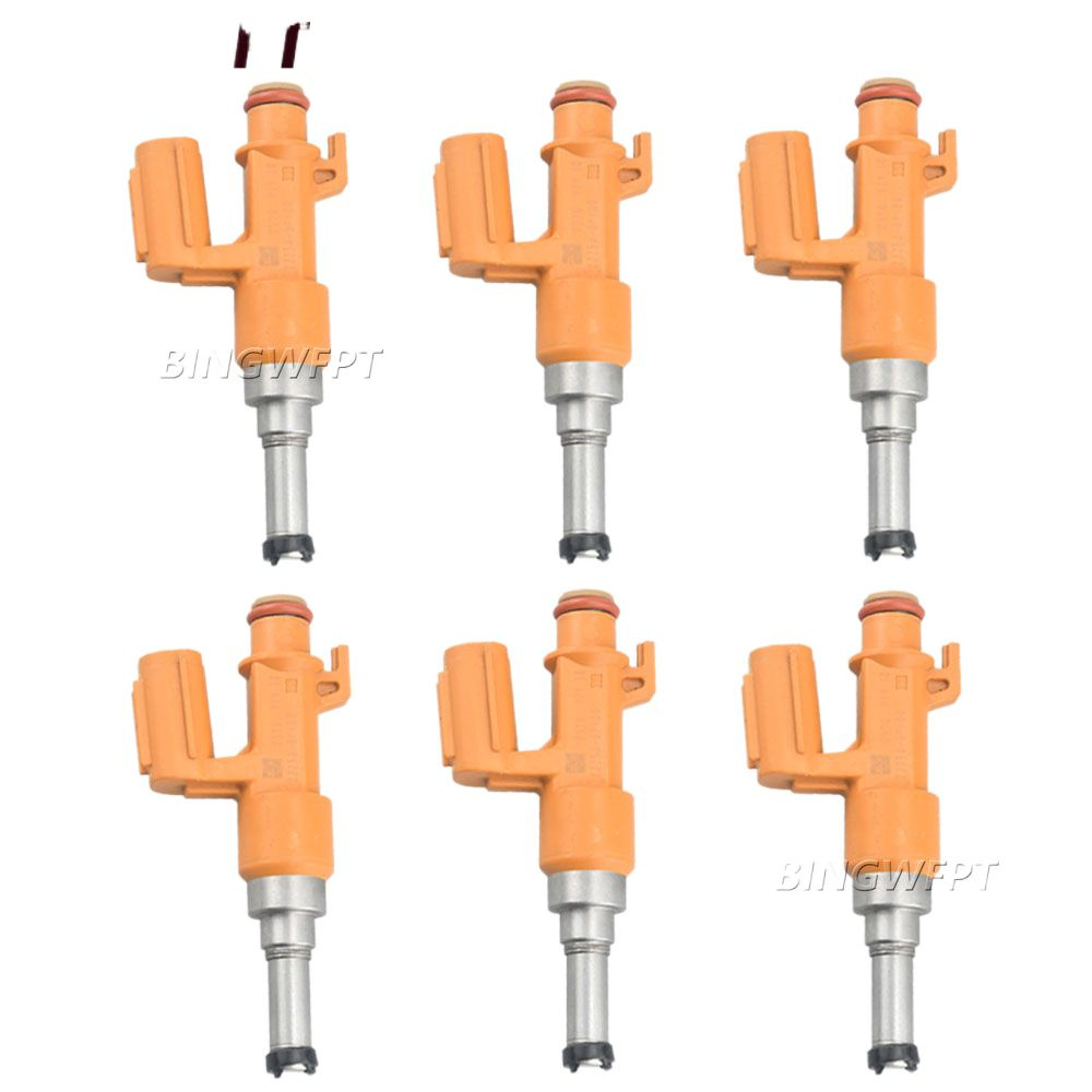 6 шт. Топливные форсунки 23250-0P100 подходят для Toyota Camry Sienna ...