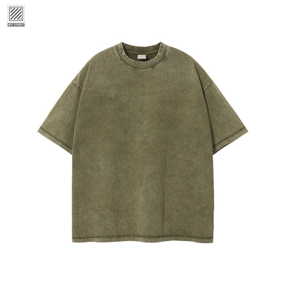Футболка Off Street, размер 52, цвет хаки, 100 % Хлопок - купить по ...