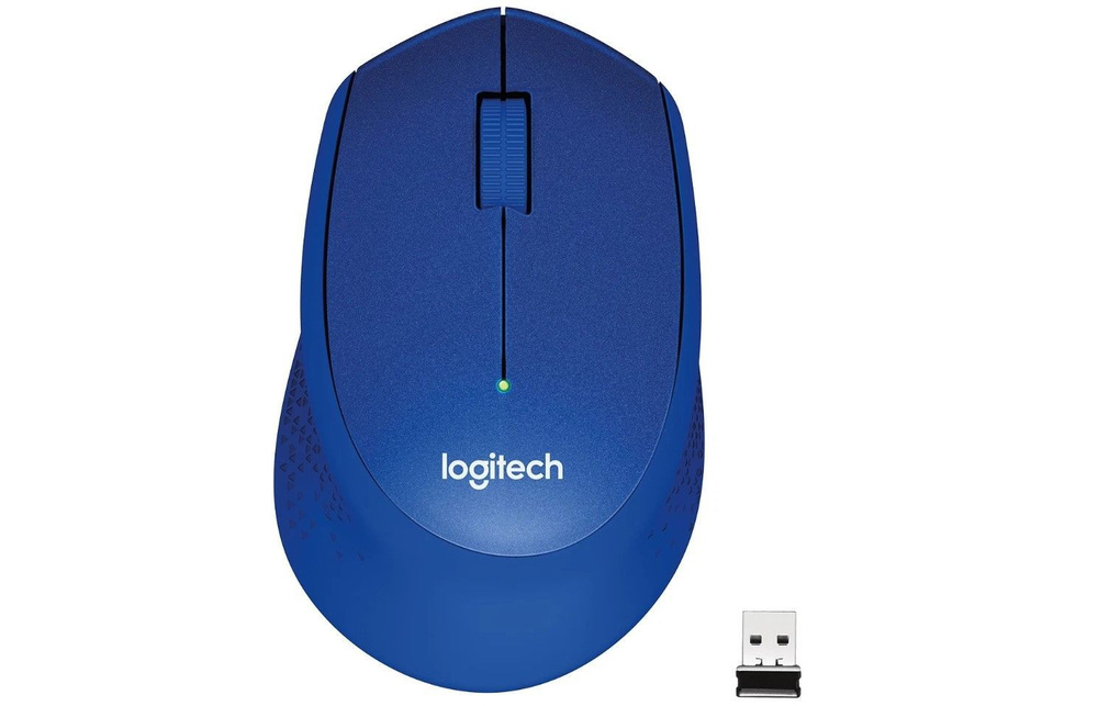 Мышь Logitech M330 Silent Plus, синий, синий - купить по выгодной цене ...