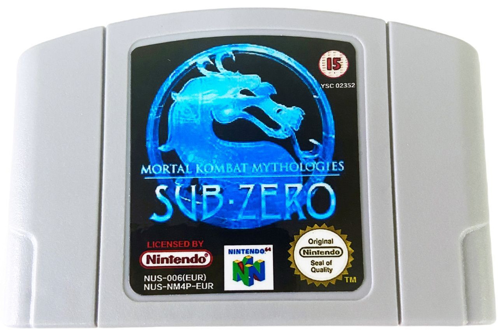 Картридж Игра для Nintendo 64 Mortal Kombat Mythologies Sub-Zero (PAL ...