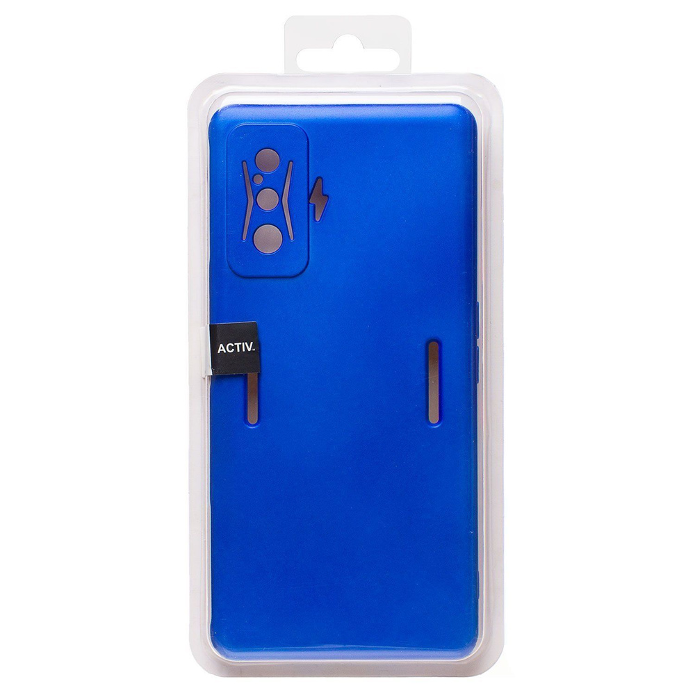 Однотонный силиконовый чехол для Poco F4 GT / с soft touch покрытием ...