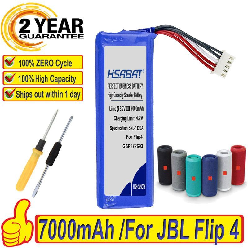 7000мАч GSP872693 01 аккумулятор для JBL Flip 4 - купить с доставкой по ...