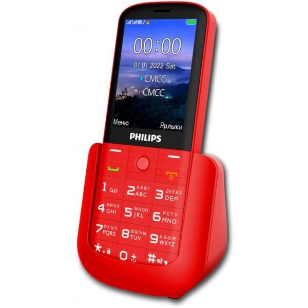 Мобильный телефон Philips Philips Xenium E227 красный, - купить по ...
