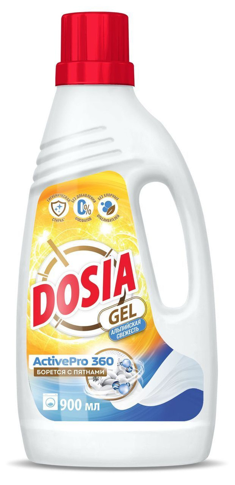 Гель для стирки Dosia Gel Альпийская Свежесть, 900 мл купить на OZON по ...