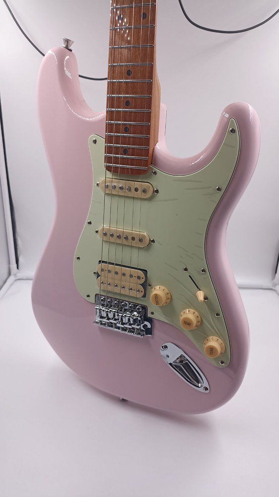 Электрогитара, Smiger, stratocaster, L-G2-PRO (Розовый) купить на OZON ...