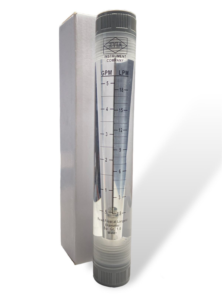 Ротаметр проточный LZM-15G (0.5-5 GPM, 1.8-18 LPM) - купить с доставкой по выгодным ценам в ...