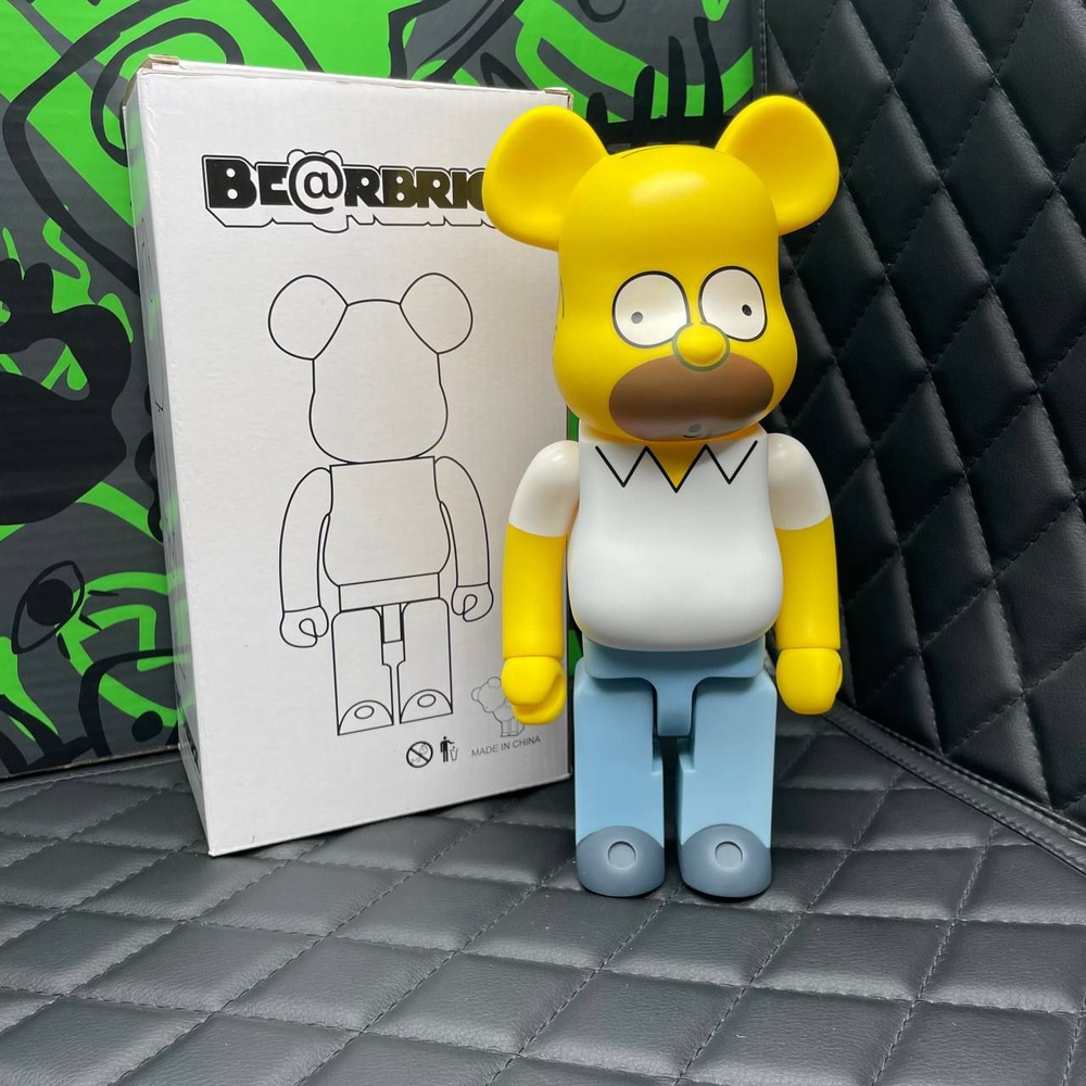 Игрушка Bearbrick Homer Simpson 28см - купить с доставкой по выгодным ...