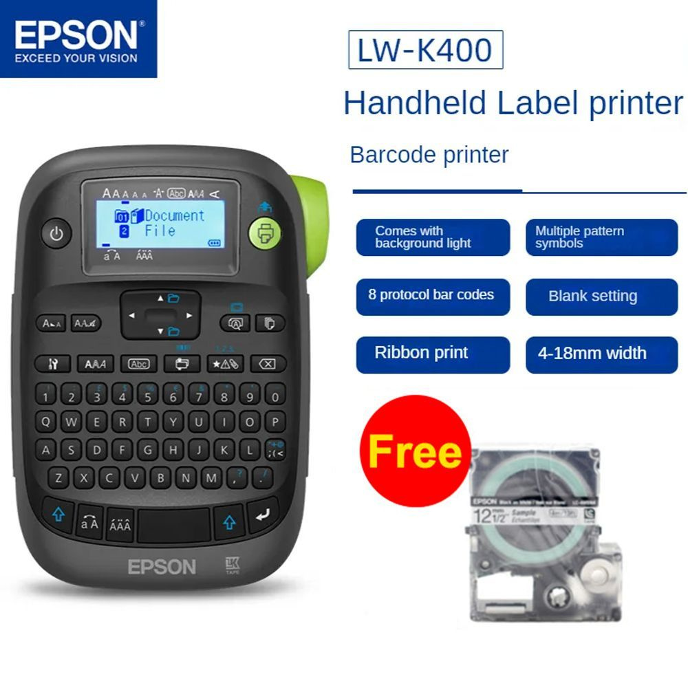 Epson Принтер для наклеек этикеток термо Lw 400 черный купить на Ozon