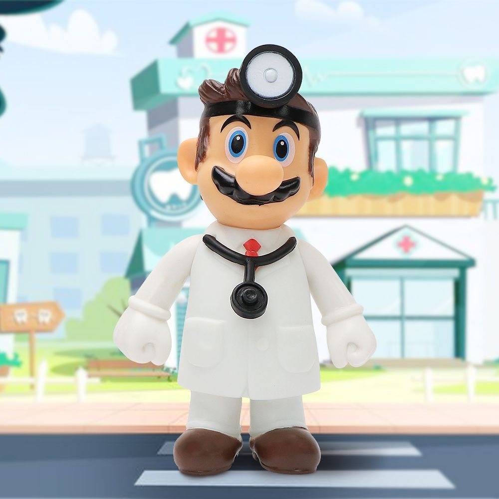 Фигурки Марио / Mario Doctor Mario 12см) - купить с доставкой по ...