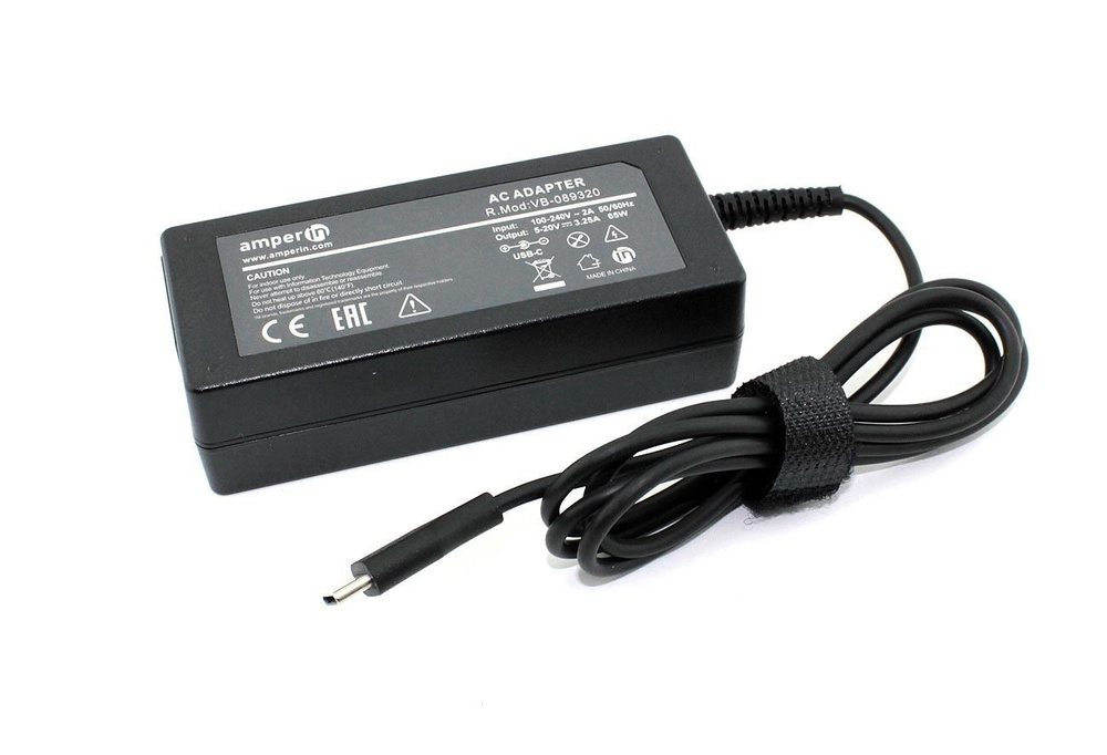 Блок питания (сетевой адаптер) Amperin AI-LN65C для ноутбуков Леново ...