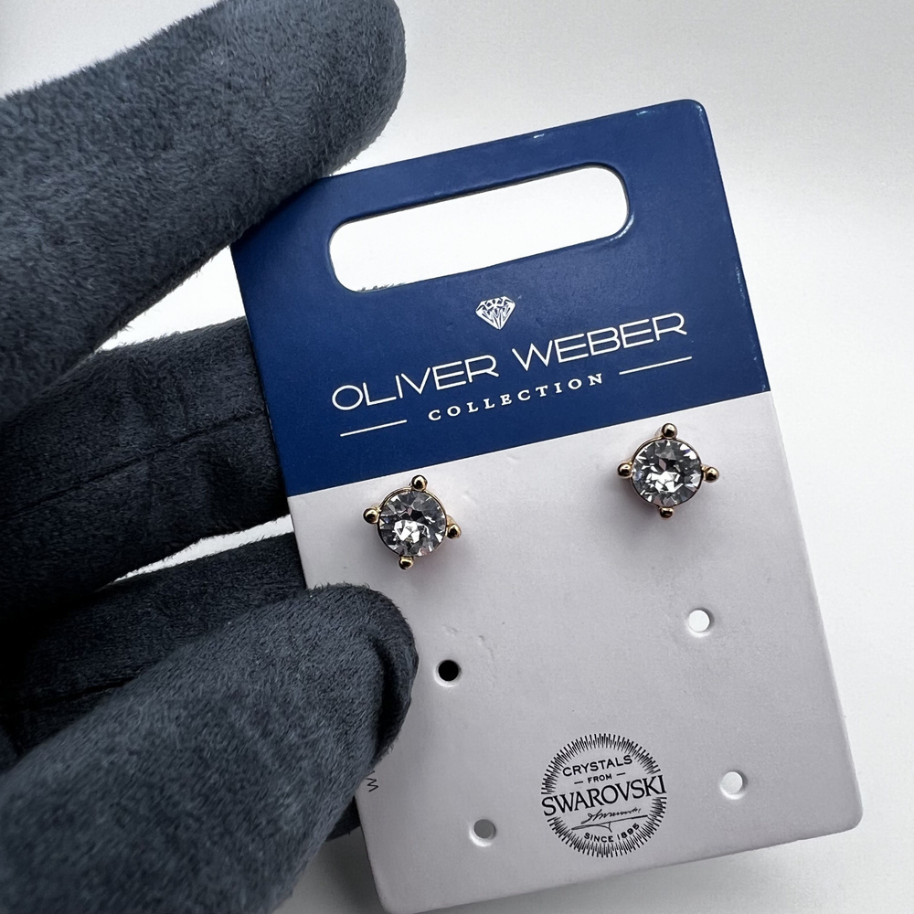 Oliver Weber Collection, Пусеты классические, серьги гвоздики, 22070G ...