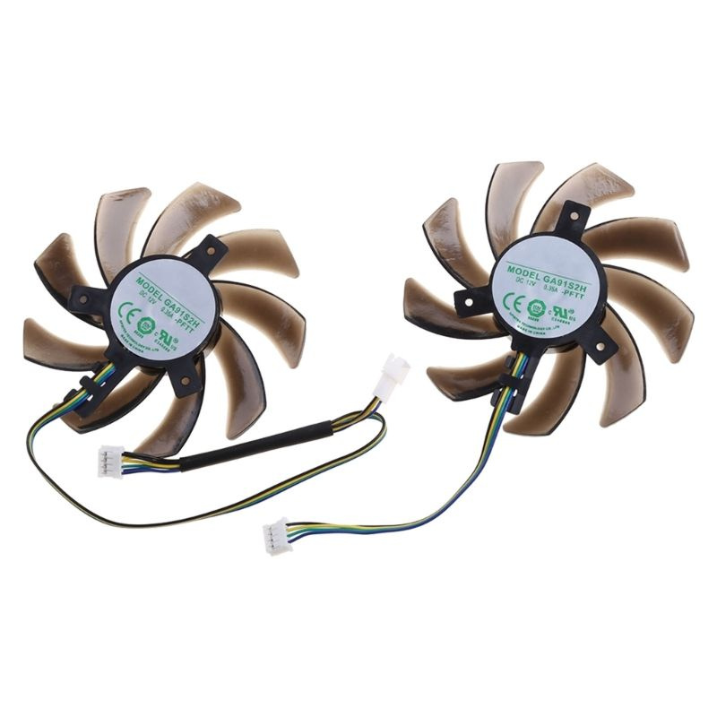 4-контактный 12V 0.35A Вентилятор охлаждения видеокарты GPU VGA для ...