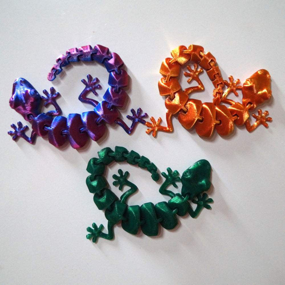Набор магнитных ящериц / Ящерица магнит / Игрушка антистресс lizard_set ...