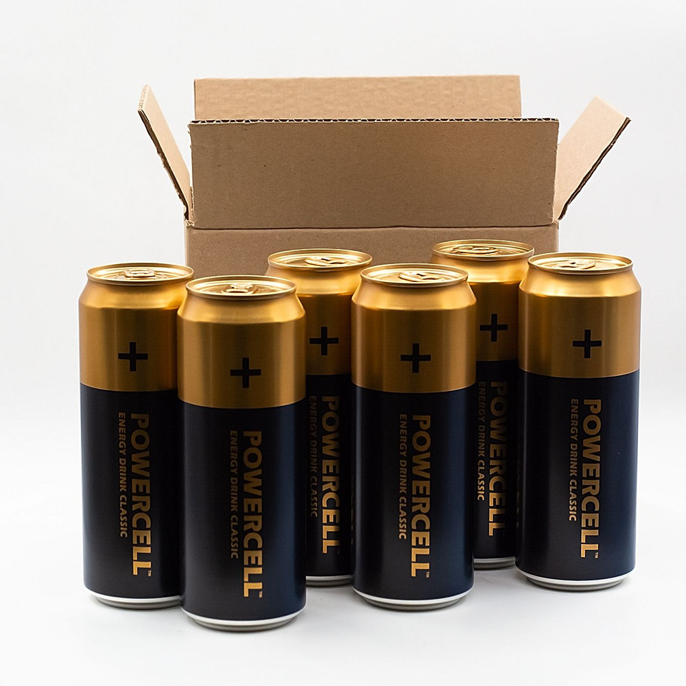 Энергетический напиток Powercell Energy Drink 450 мл 6 шт - купить с доставкой по выгодным ценам ...