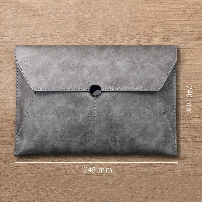 Папка для документов А4 на кнопке магните, 34,5х24см, серый - купить с ...