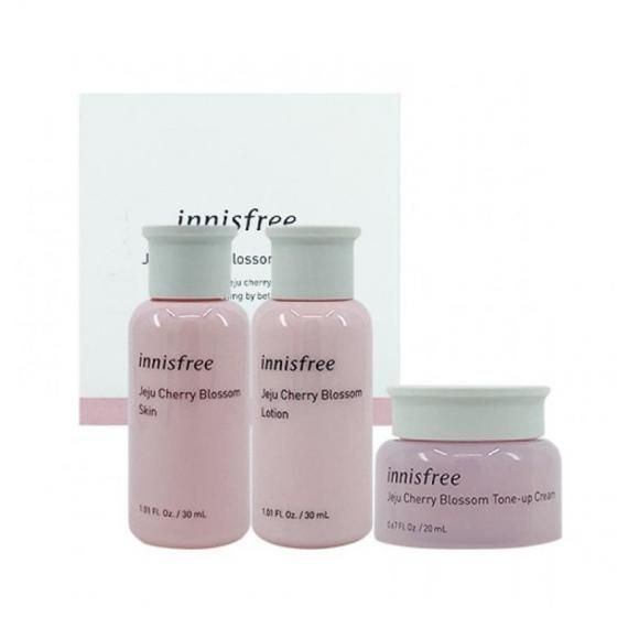 Набор миниатюр увлажняющих для яркости кожи INNISFREE Jeju Cherry ...