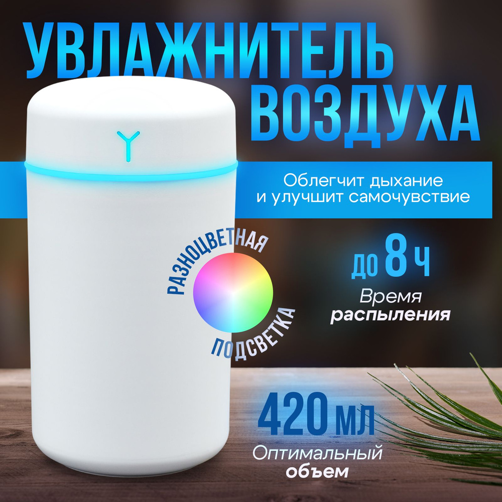 Увлажнитель воздуха мини для дома, цветов и автомобиля - купить с ...