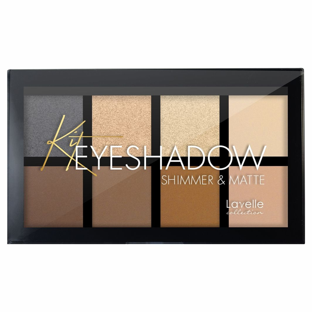 LavelleCollection Тени для век, Палетка теней Shimmer Matte, тон 03 ...