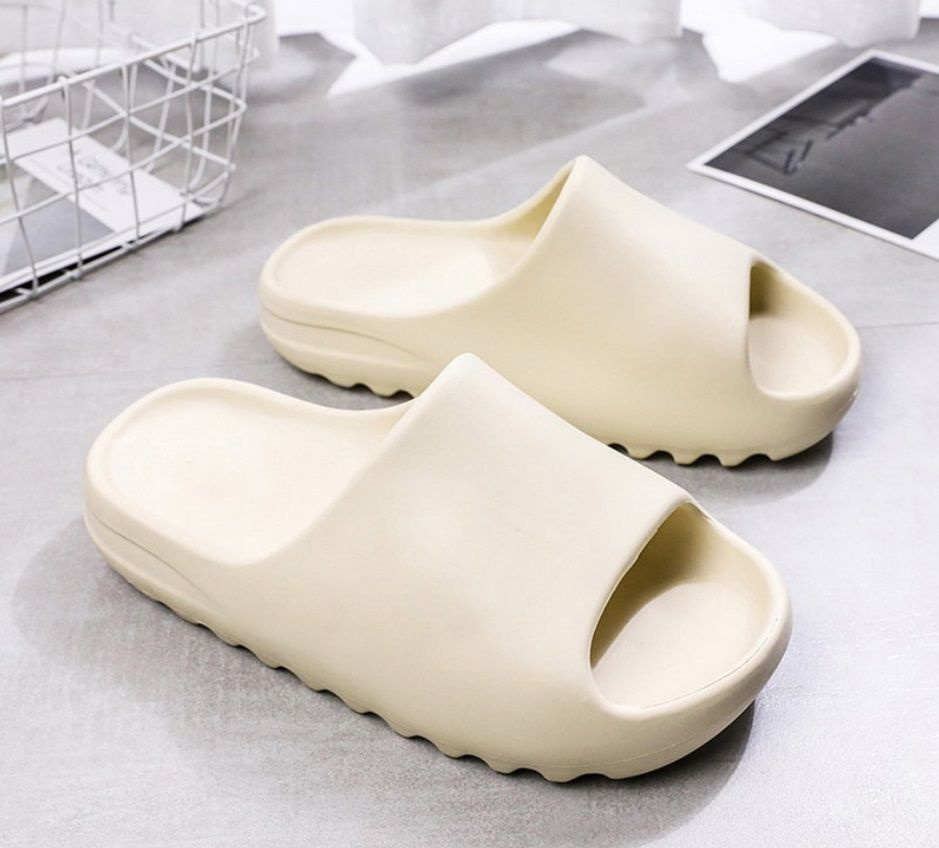 Шлепанцы Женский, Мужской, размер 36, 37 EVA Открытый нос, Толстая подошва 1 Без застёжки На ...