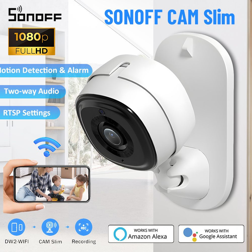 Система видеонаблюдения Sonoff CAM Slim WiFi Интеллектуальная камера безопасности - купить по ...
